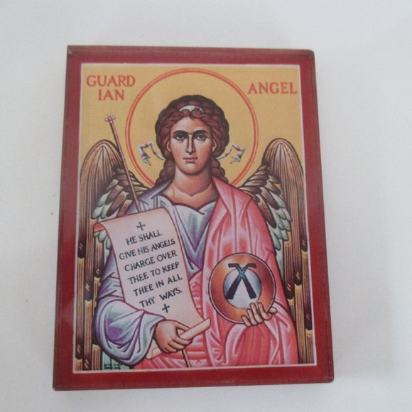 Accents | Guardian Angel Icon Fridge Magnet By Monastery Icons | Poshmark